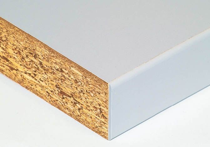 Spankernplatte Melaminharz beschichtet LxTxH 1000-2000x750x28mm